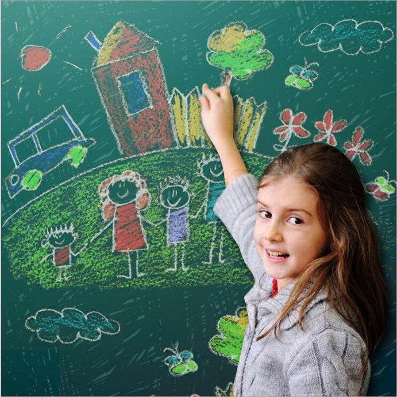 1 Piece School Cute Home Decor Wall Stickers Green... – Grandado