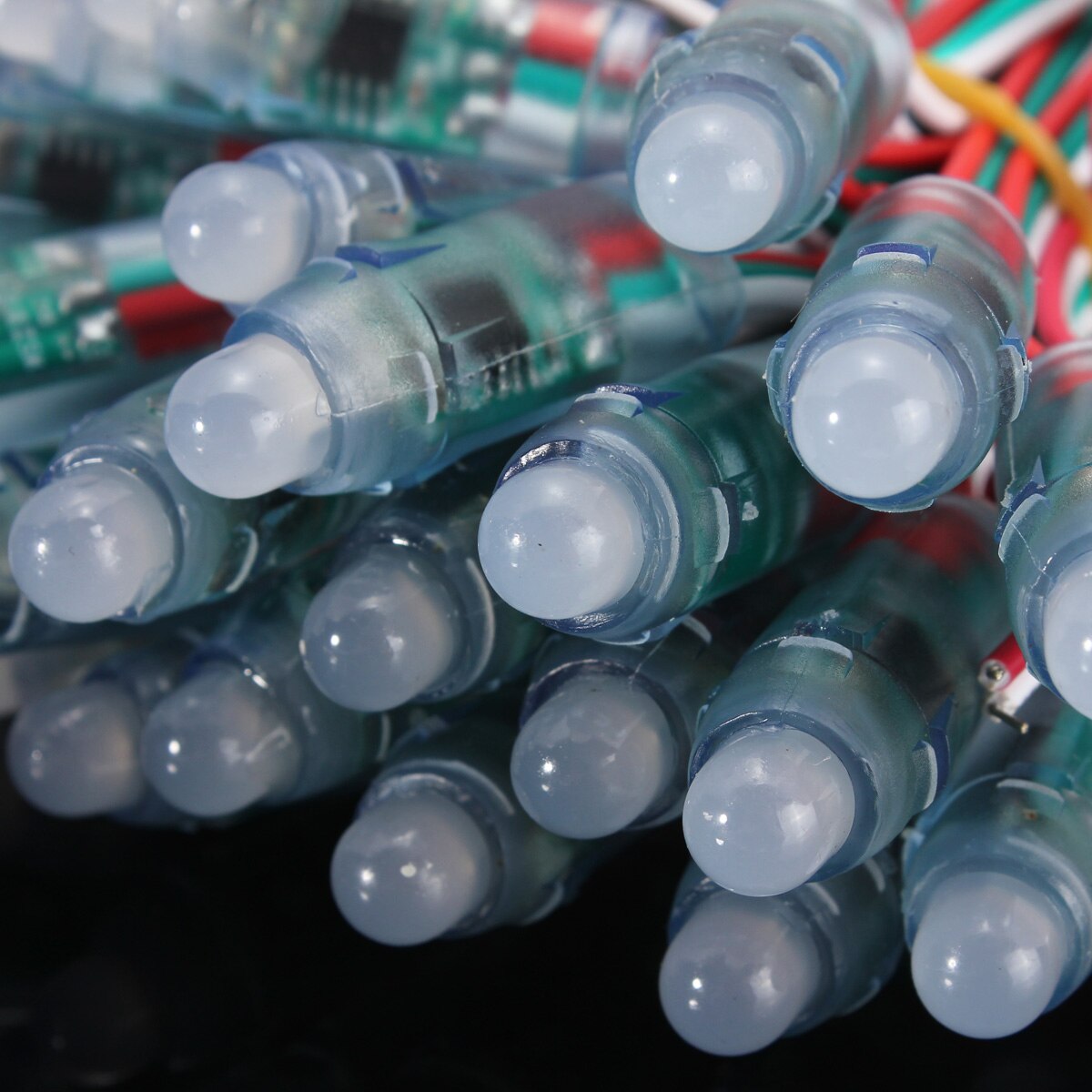 50pcs 12mm WS2811 Diffused Digital Addressable RGB... – Vicedeal