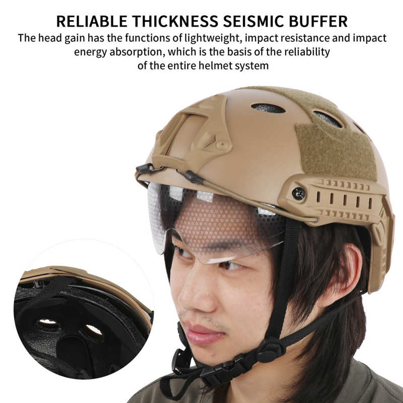 Outdoor Helmet Lightweight with Clear Lens Oversiz... – Grandado