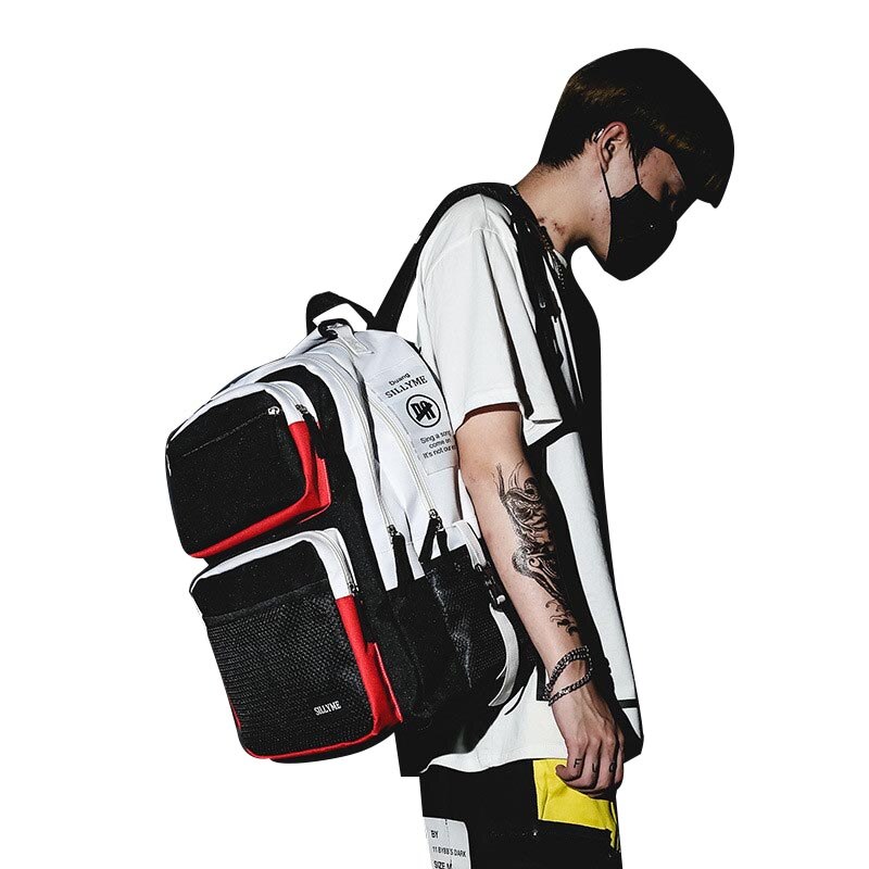 School bag College Junior High Student School pack... – Grandado