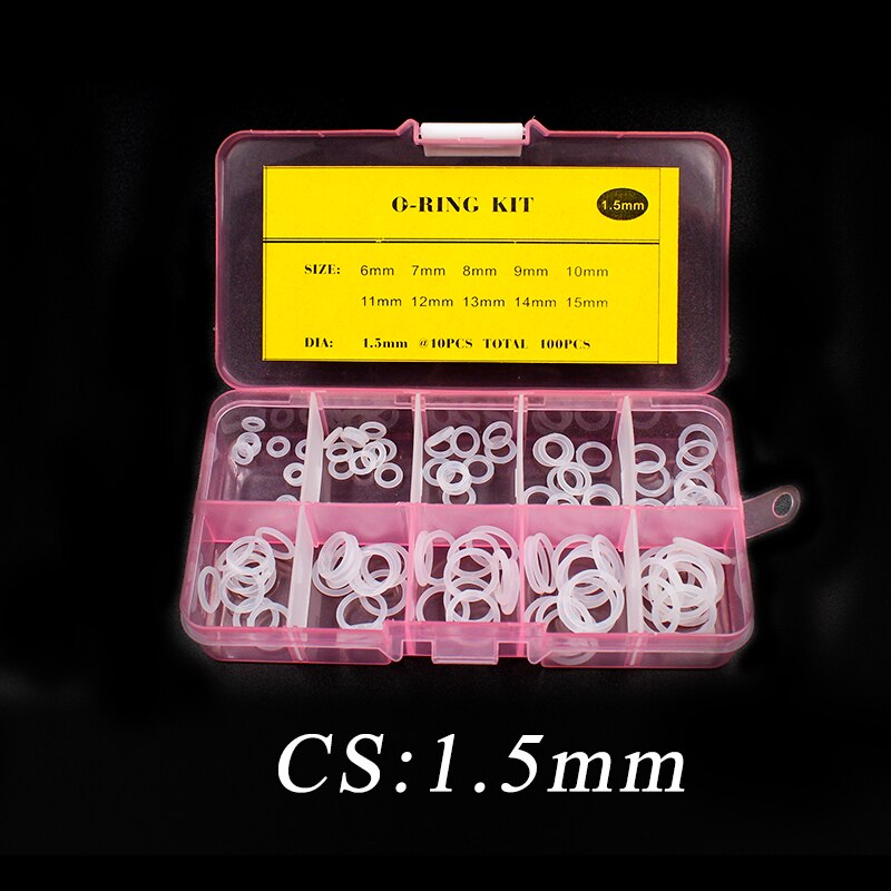 Silicone Rubber O-Ringen Dikte 1.5Mm Wit Ring Sili... – Vicedeal