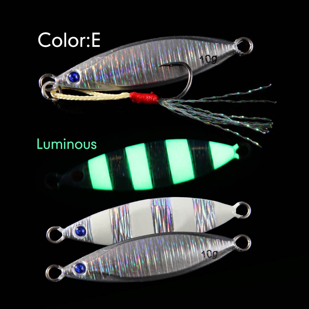 Micro metal jig fishing lure light shore casting g... – Grandado