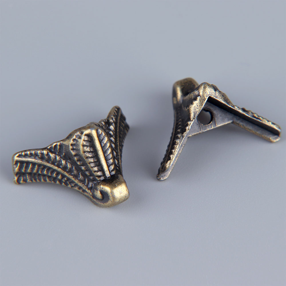 4PCS Antique Corner Protector Bronze Jewelry Chest... – Vicedeal