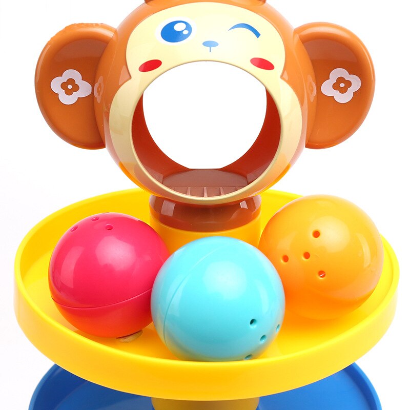Popular Kids baby toys multi layer Roll ball slide... – Grandado