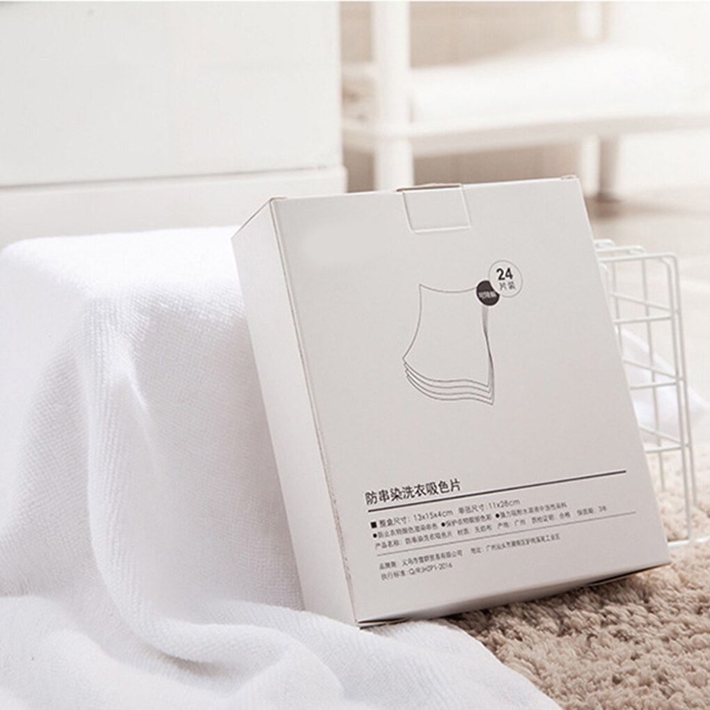 24 Sheets/box Home Laundry Anti-dyeing Absorbent P... – Grandado
