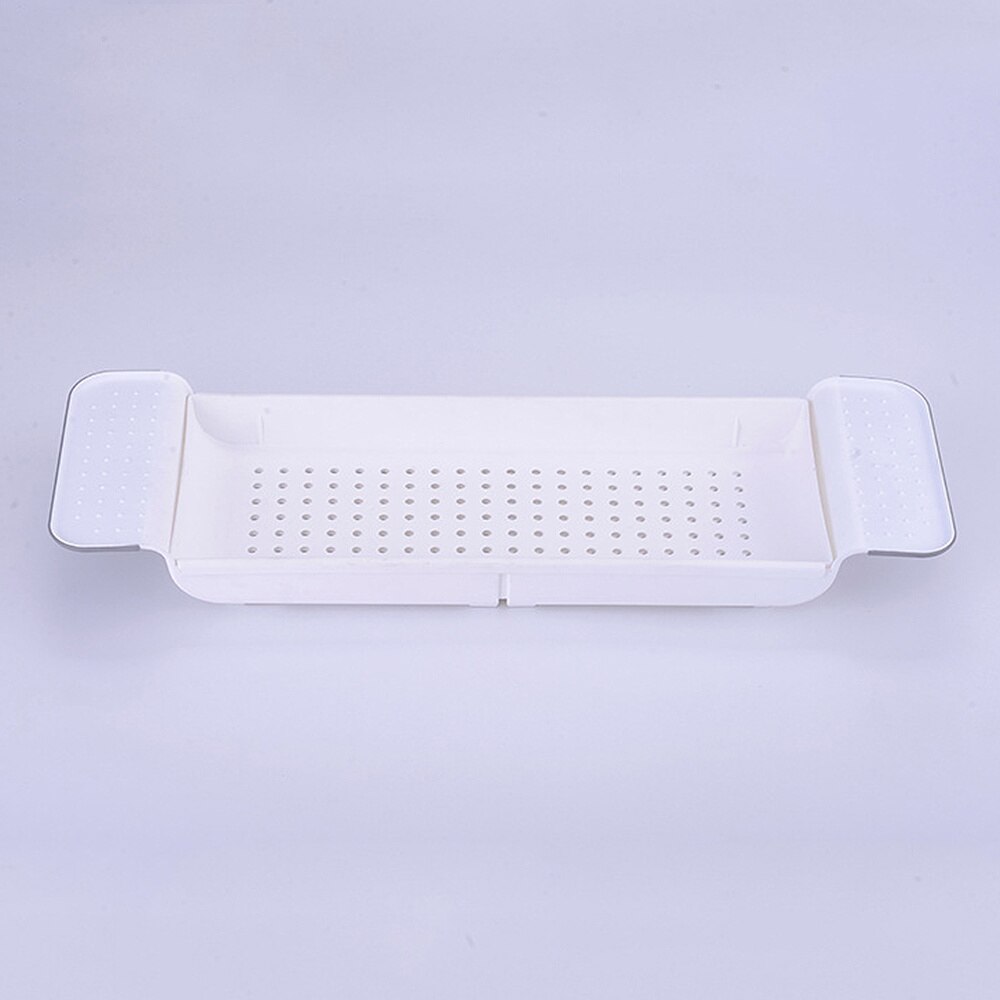 1 pc badekar serveringsbakke plast skalerbar afløb... – Vicedeal