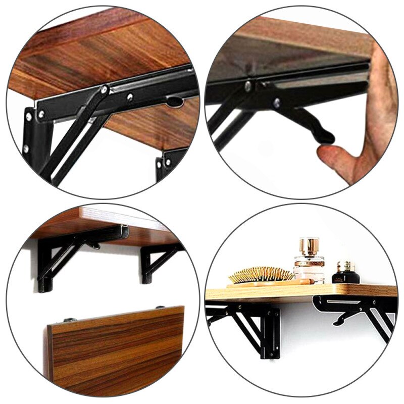 2PCS Folding Shelf Bracket Flexible Storage Heavy ... – Grandado