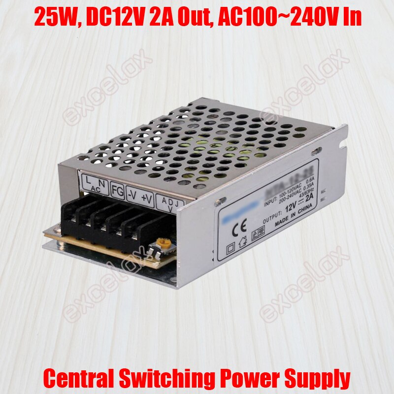 2A 25W DC 12V Output AC 110V 220V In Centralized P... – Vicedeal