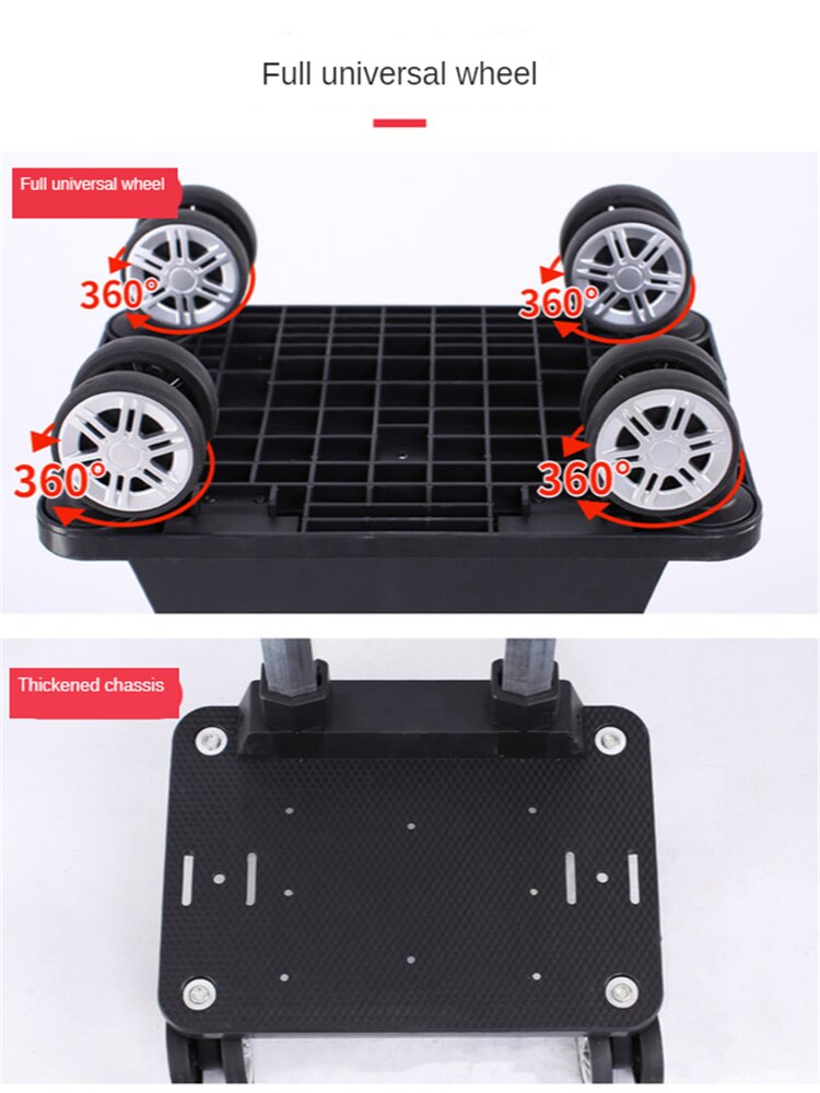 B-LIFE Foldable Shopping Trolley Dolly Cart Heavy ... – Grandado