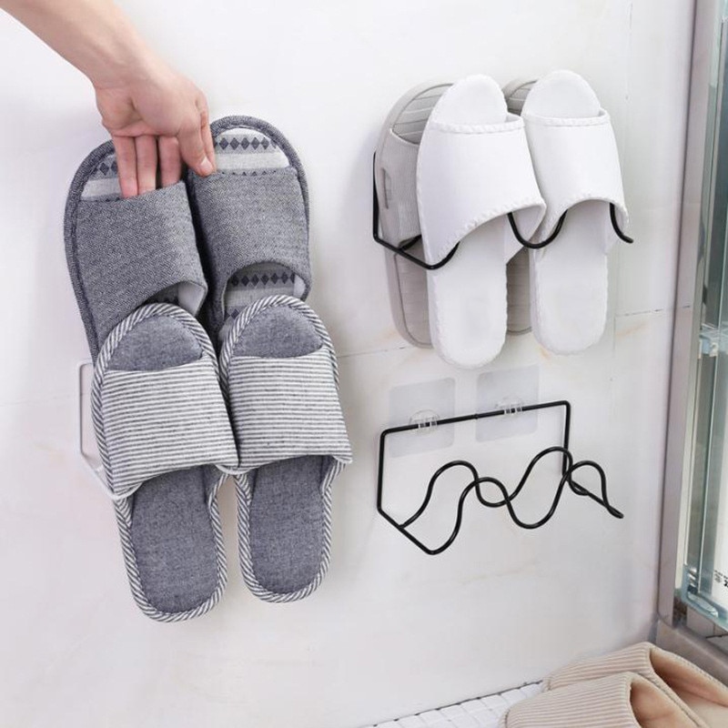 Paste Iron Shoe Rack Shoe Storage Shelf Slippers S... – Grandado