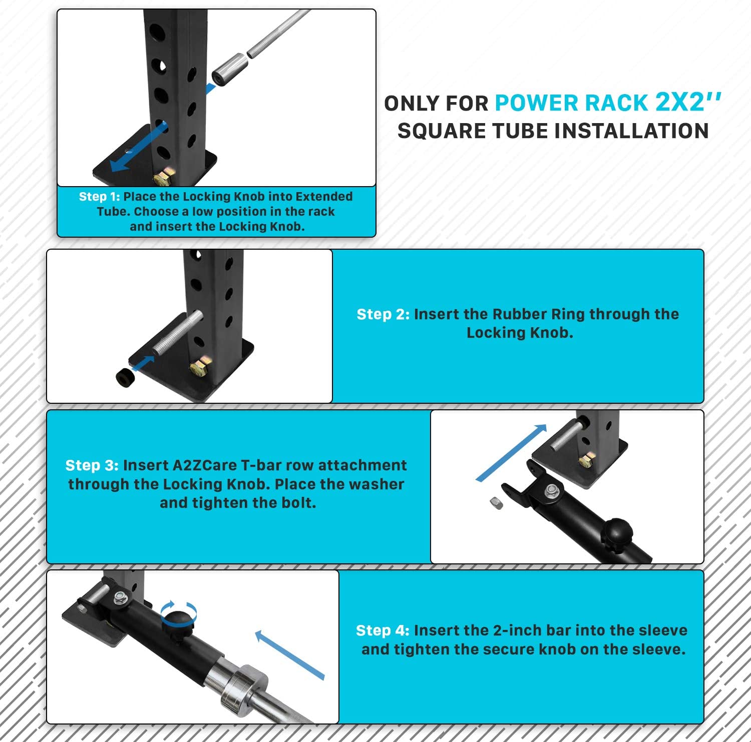 Power Rack T-Bar Row Landmine Attachment For 2-inc... – Grandado