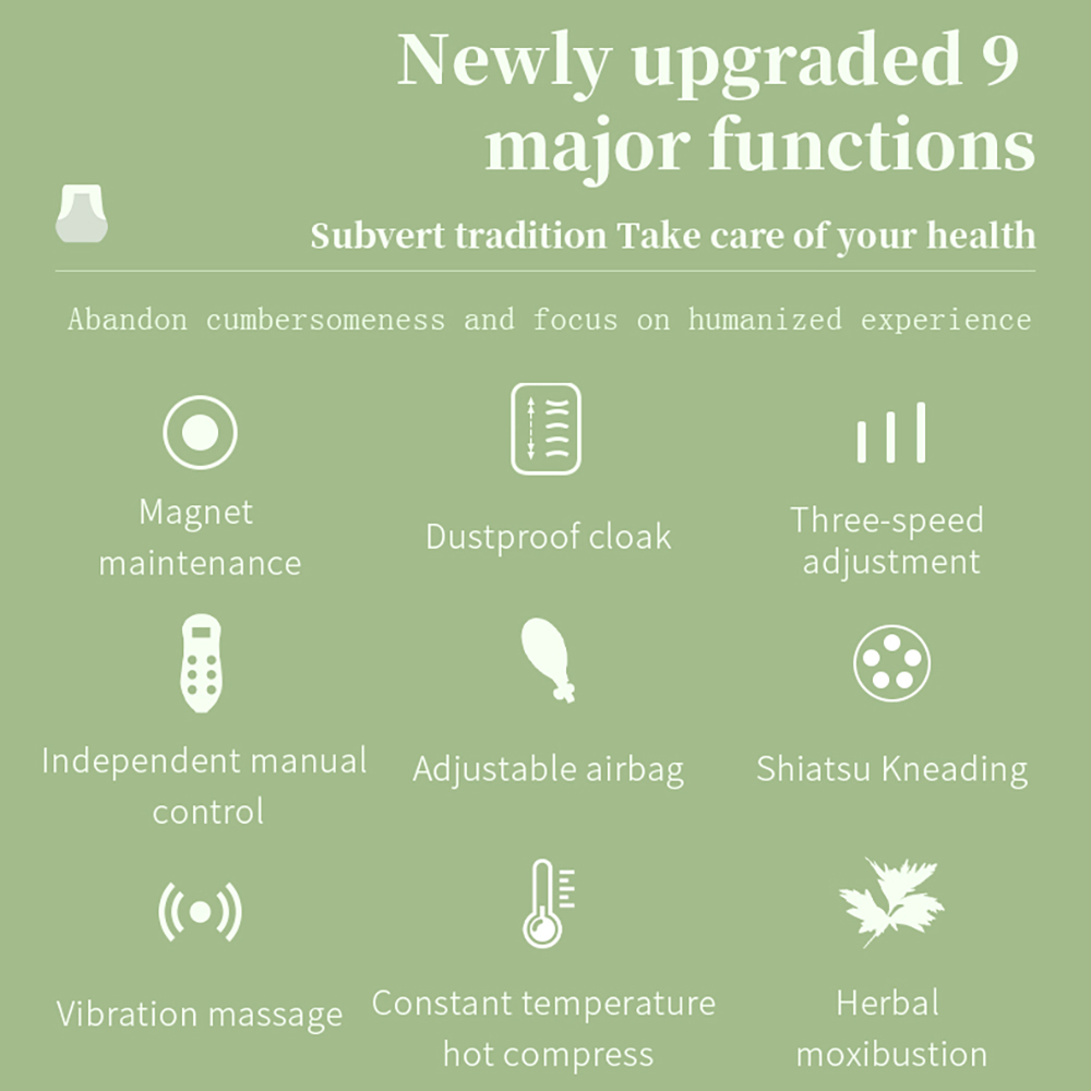 Electric Neck Shoulder Massage Pillow Airbag Vibra... – Grandado