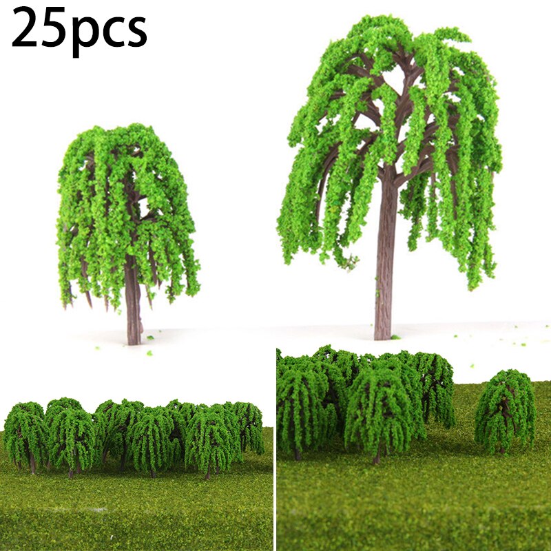 Display Model Tree Home Decoration 25pcs Plastic R... – Vicedeal