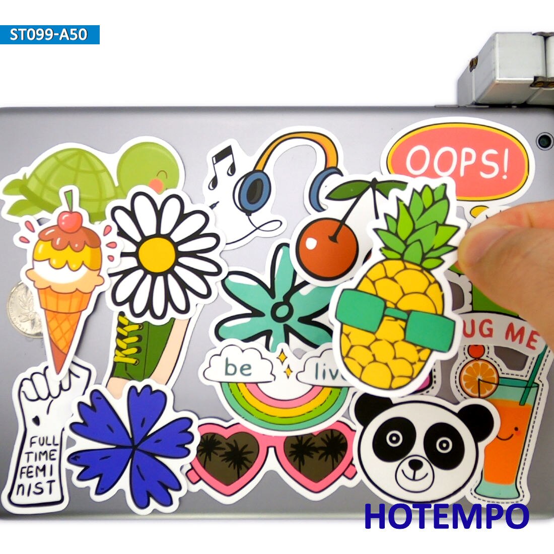 50pcs Retro Style Summer Small Fresh Lovely Sticke... – Grandado