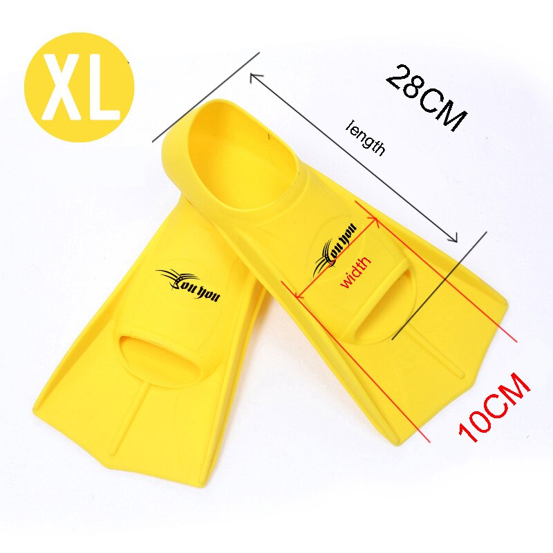 1 Pair Swimming Fins Adult Snorkeling Foot Flipper... – Grandado
