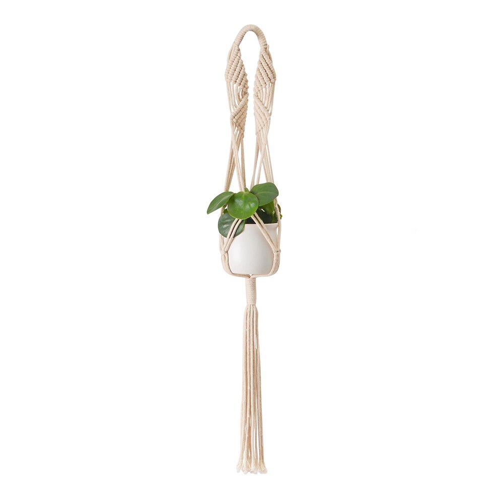 Rope Plant holder Basket Cotton Decor Balconies In... – Grandado