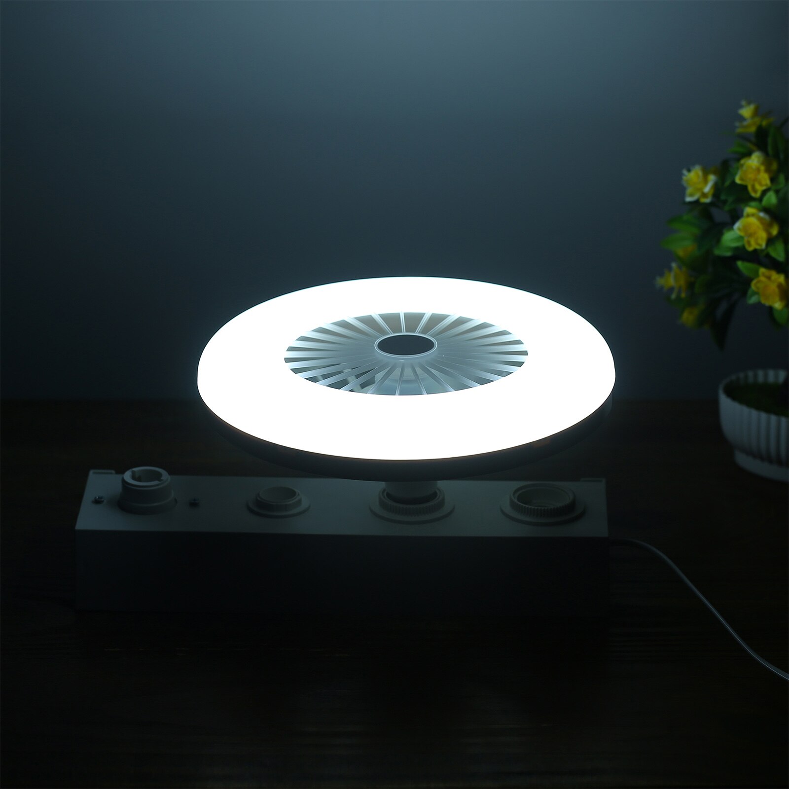 Mini Fan Light E26/E27 Desk LED Makeup Ring Light ... – Grandado