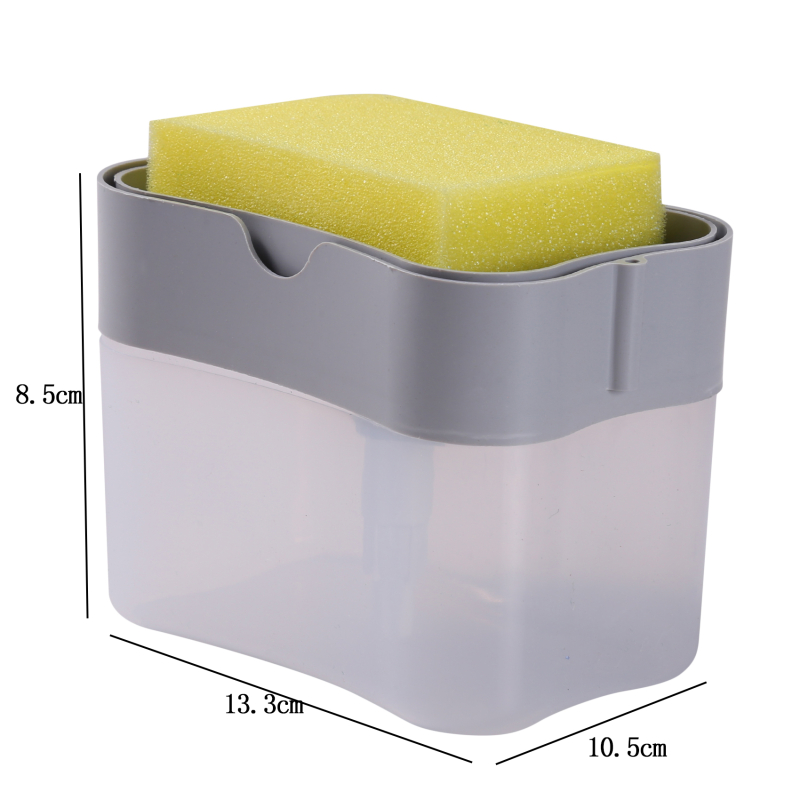2 In 1 Scrubbing Liquid Detergent Dispenser Press-... – Grandado