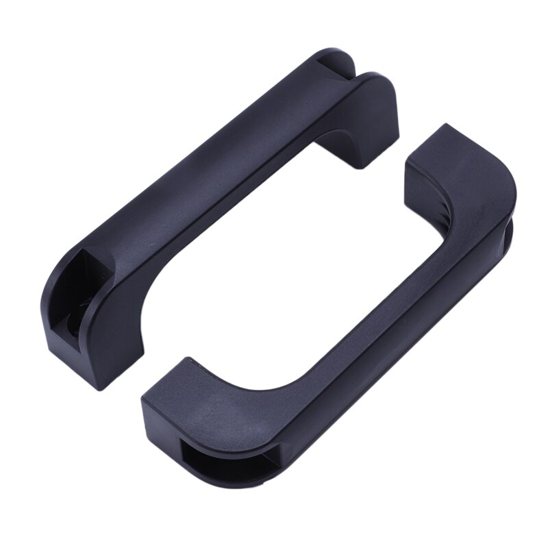 2 PCS D Shape Plastic Furniture Pull Handle Black – Grandado