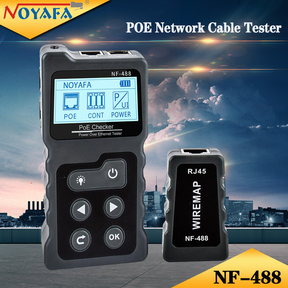 NOYAFA NF-488 Lan Tester LCD Network Cable Tester ... – Grandado