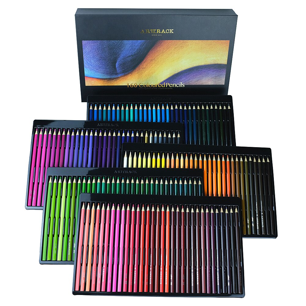 24/36/48/72/120/160 Colors Oily Color Pencil Artis... – Grandado