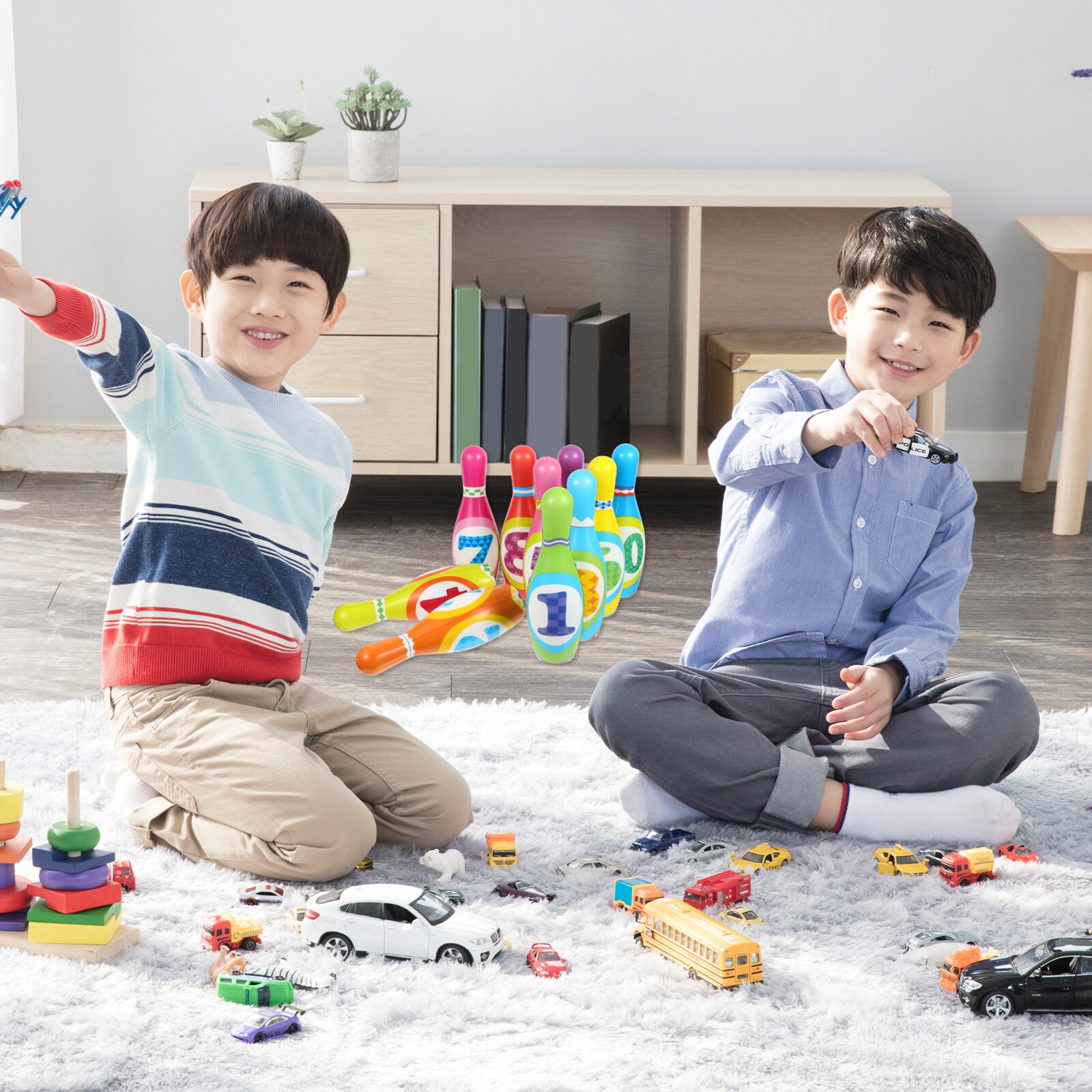 1 Set Colorful Bowling Ball Kit Indoor Outdoor Spo... – Grandado