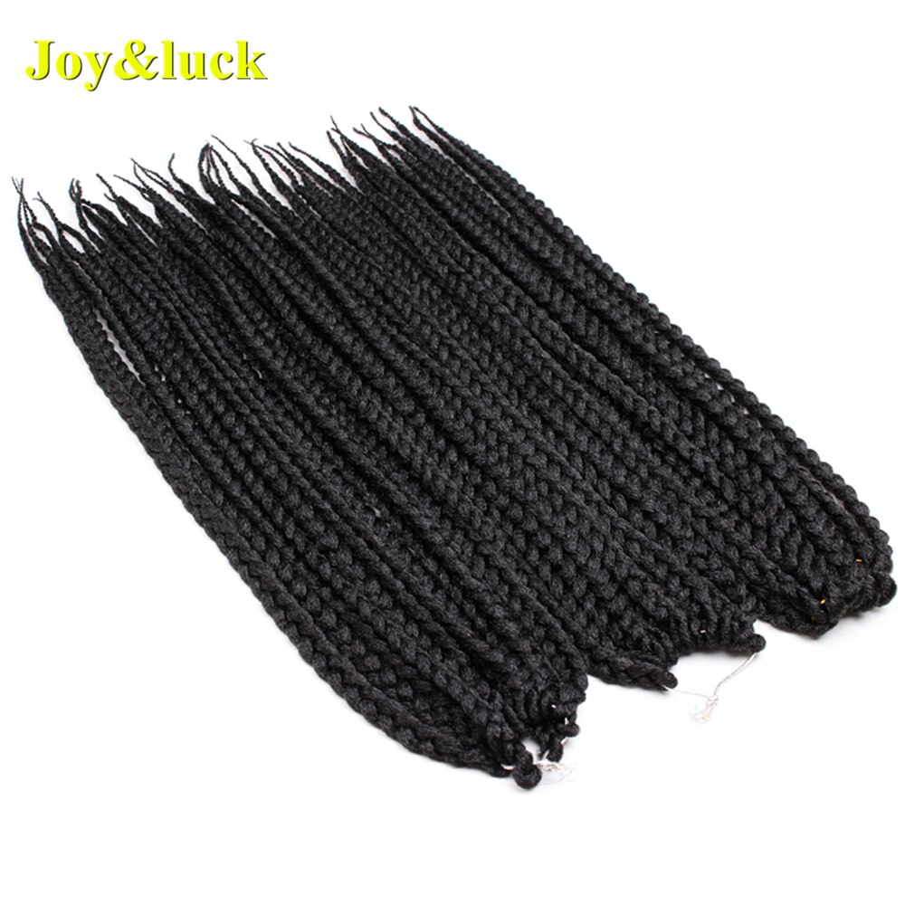 Joy&luck 12inch Box Braids Black Color Synthetic B... – Vicedeal