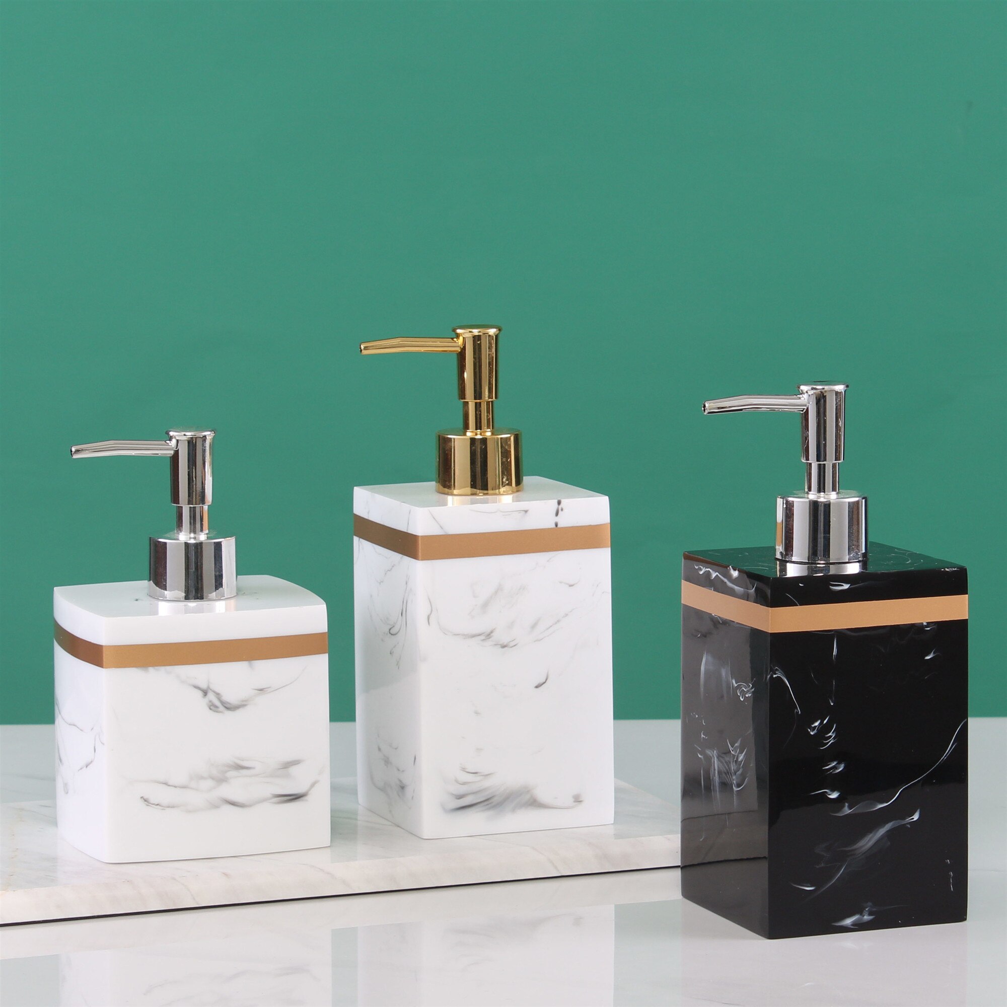 Imitatie Marmeren Textuur Hars Badkamer Accessoire... – Grandado