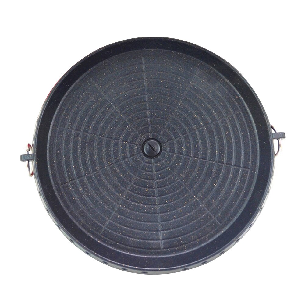 Non-Stick BBQ Grills Portable Round Metal BBQ Gril... – Grandado