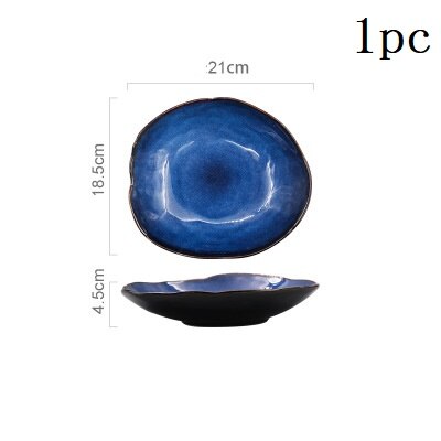 Ceramic Food Dish Bread Salad Plate European Style... – Grandado