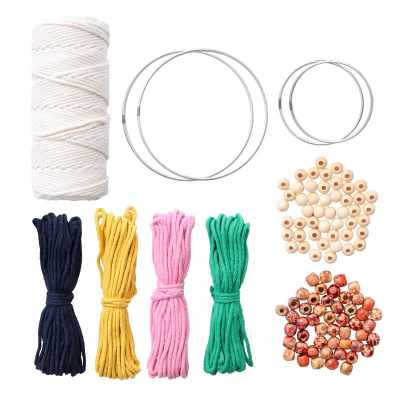 DIY crochet bag Cotton Rope Macrame Cord knitting ... – Vicedeal