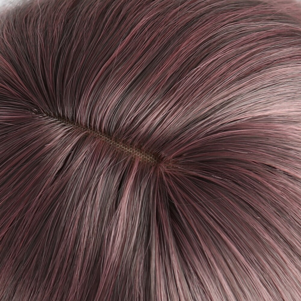 12"Short Water Wave Wigs Synthetic Wigs with Bangs... – Grandado