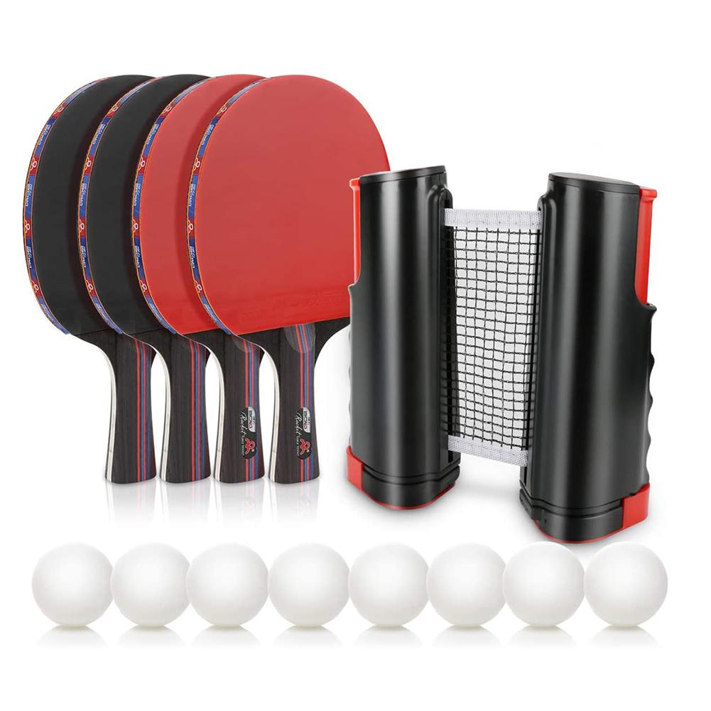 Table Tennis Set Portable Telescopic Net Rack 2Pai... – Vicedeal
