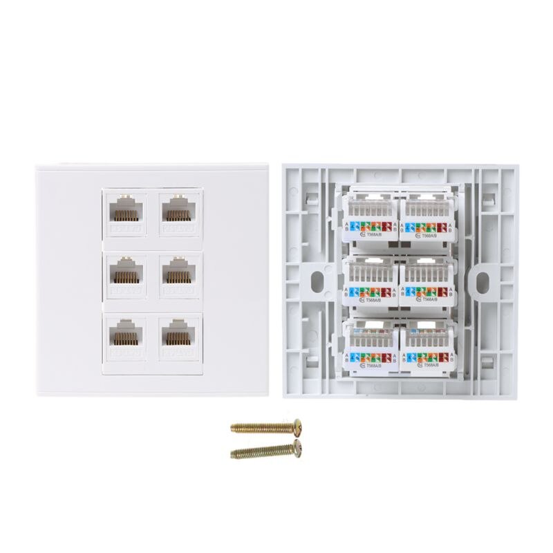 86 Type Computer Socket Panel CAT5E Network Module... – Vicedeal