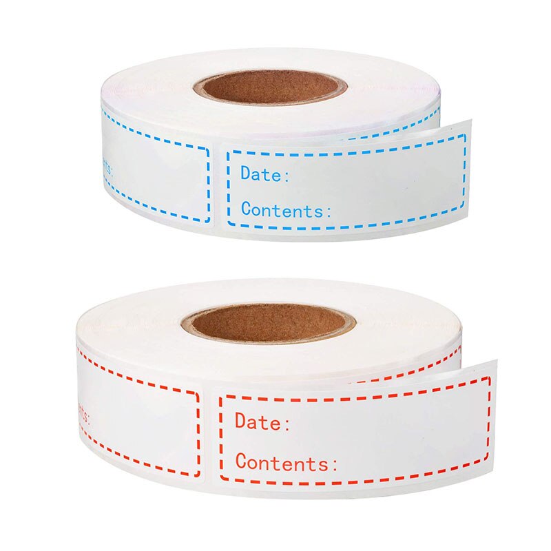 500 Pieces Food Freezer Labels 1 x 3 Inches Self-A... – Grandado