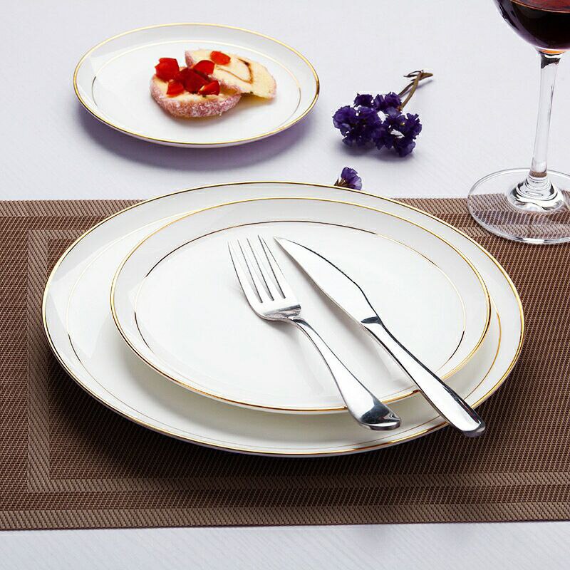 Bone china Western Food Plate & Dish Pasta Pla... – Grandado