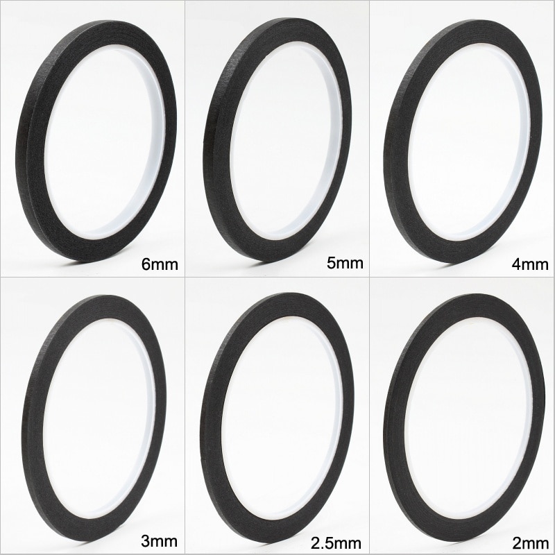 Musta ohut paperi maalarinteippi maalaamiseen ja p... – Grandado