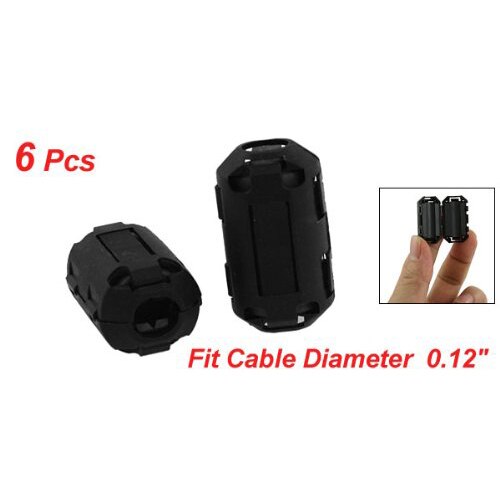 PHFU 6 x Clip On EMI RFI Noise Ferrite Core Filter... – Vicedeal