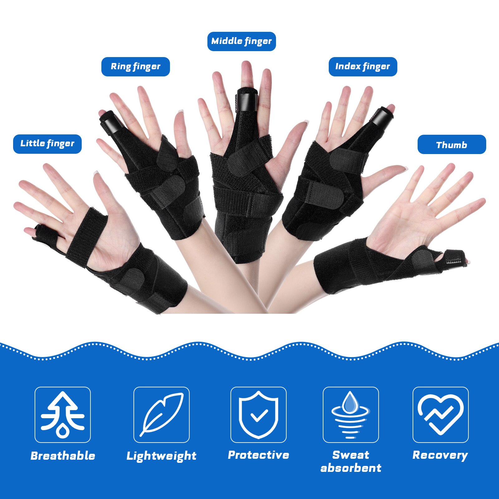 Healifty 1 Set Trigger Finger Splint Arthritis Fin... – Grandado