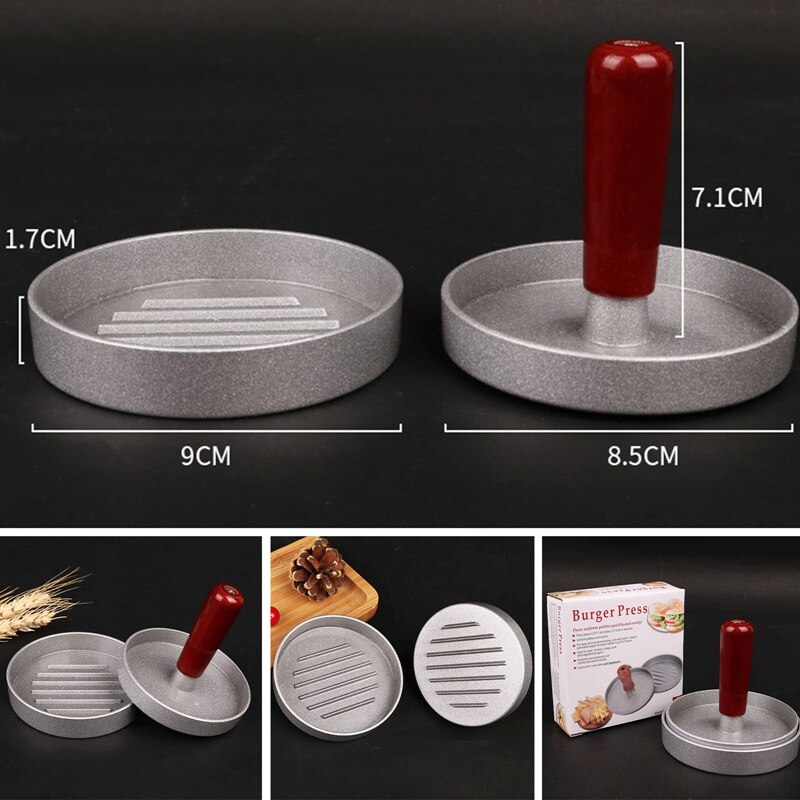 Metal Burger Press Hamburger Press Patty Maker Mol... – Vicedeal