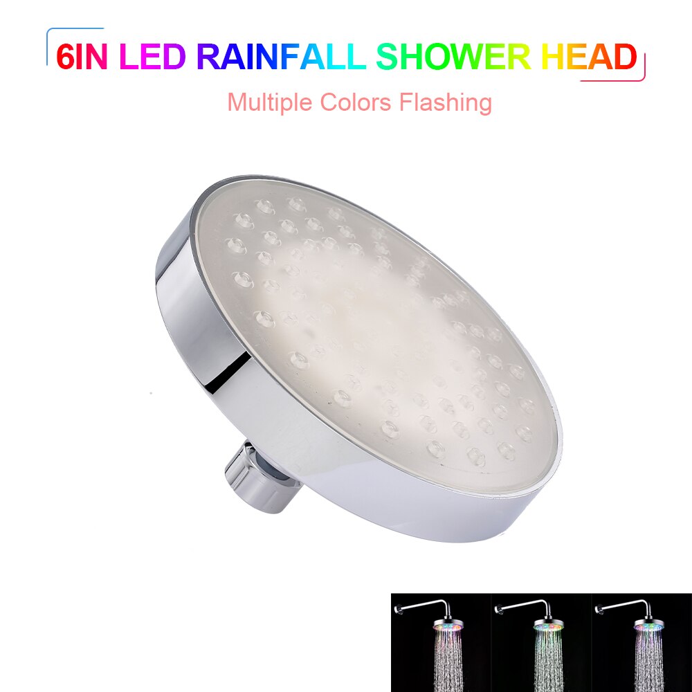 LED Light Rain Shower Head Automatic RGB Color Cha... – Grandado