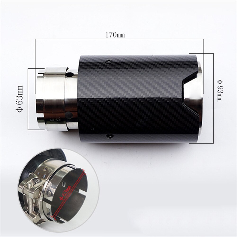 Car Glossy Exhaust System Muffler Pipe Tip Crimpin... – Grandado