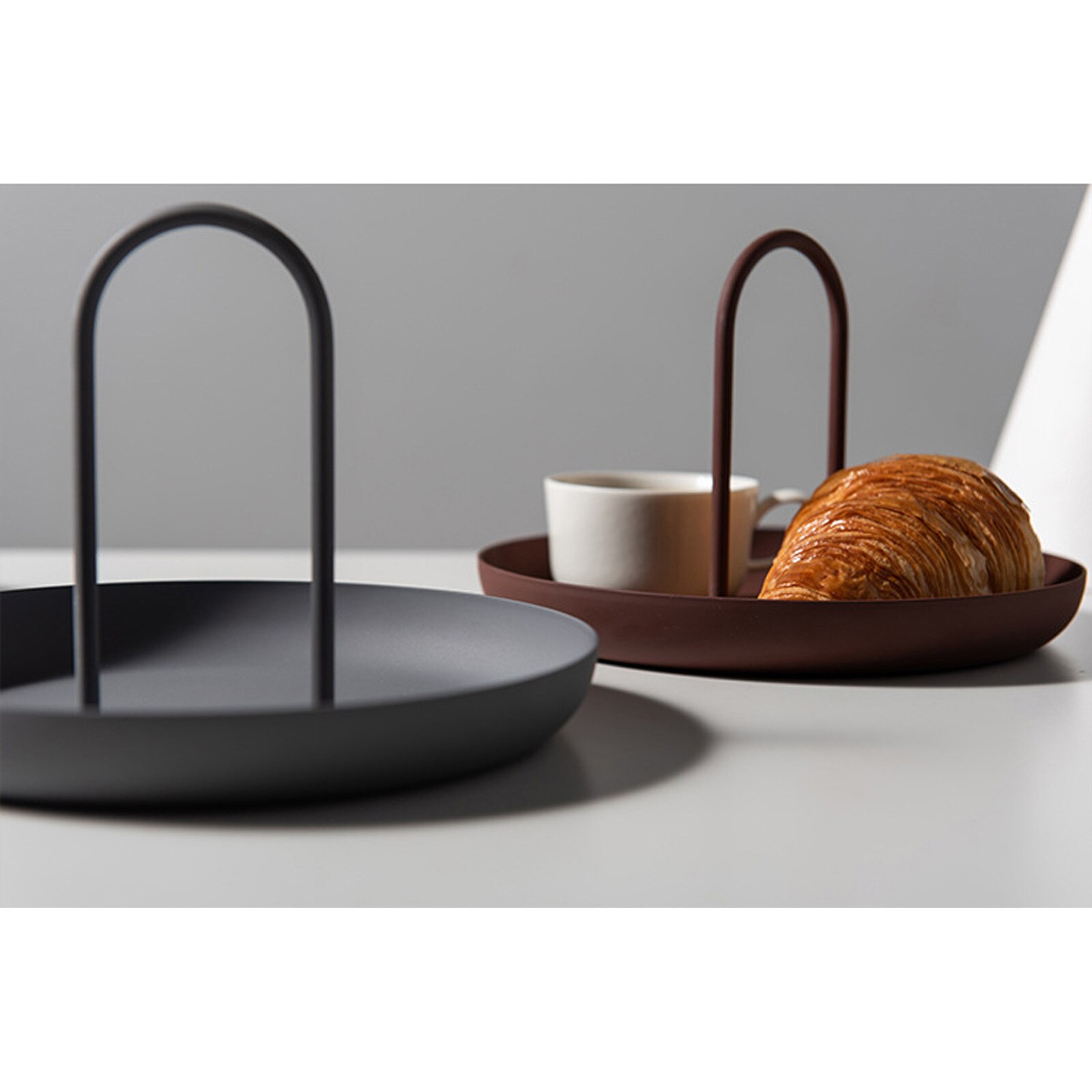 40# Nordic White Round Jewelry Tray Living Room Ki... – Vicedeal