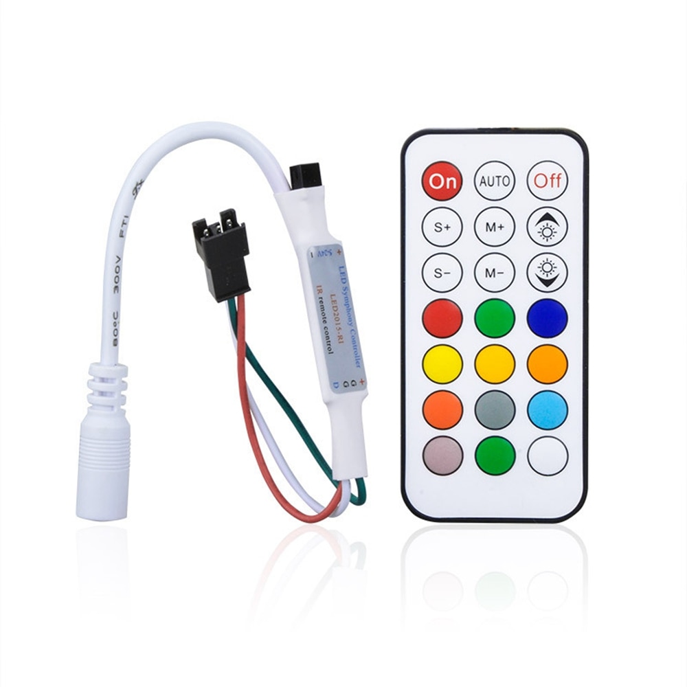5-24V LED Controller 21 Keys Mini Pixel Dimmer 3pi... – Grandado