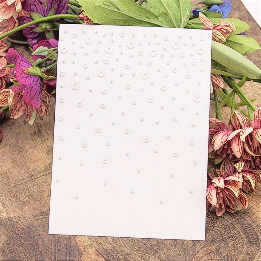 10.5x14.8cm raindrops Embossing folders Plastic bu... – Grandado