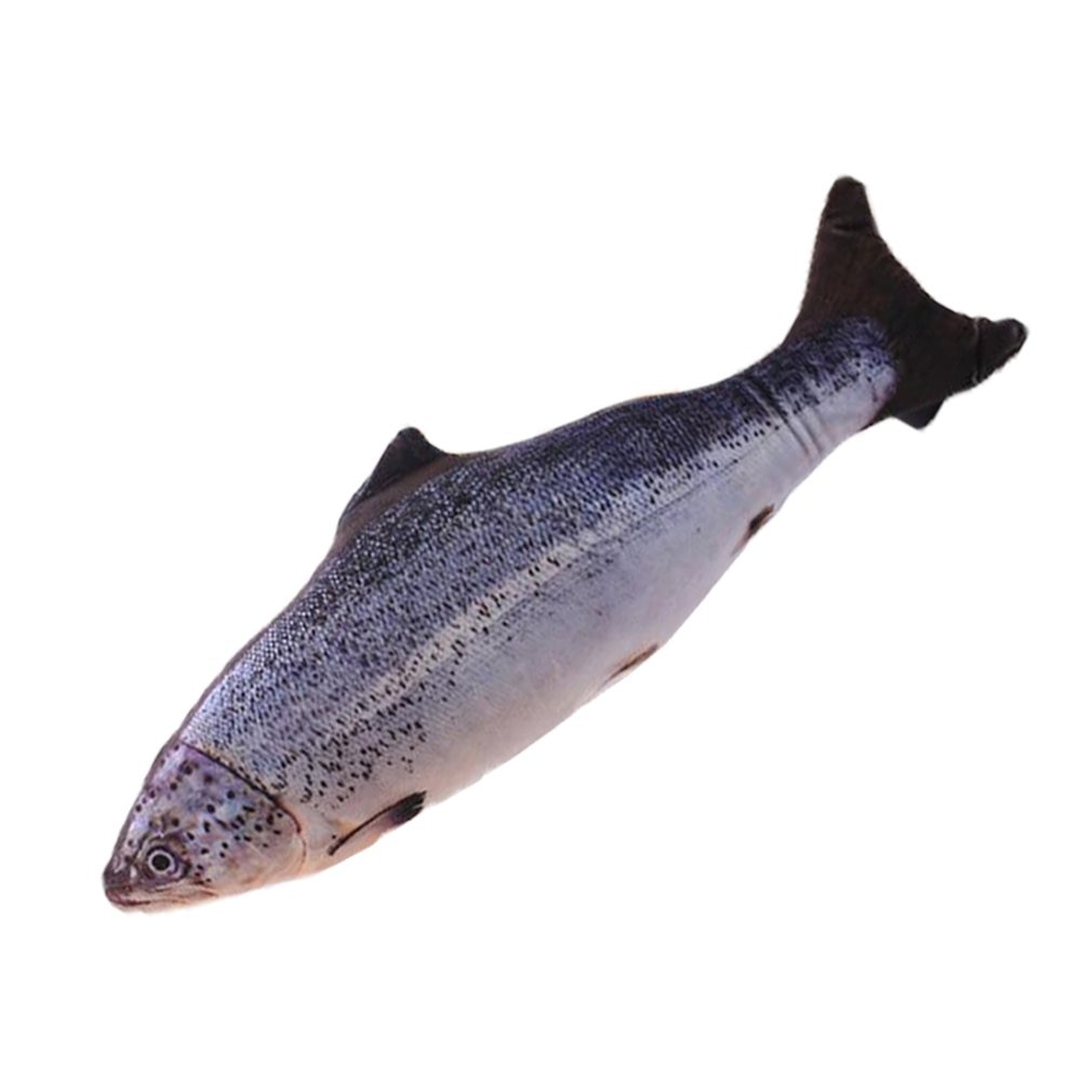 3D Fish Shape Kattenspeelgoed Cat Mint Fish Filled... – Grandado