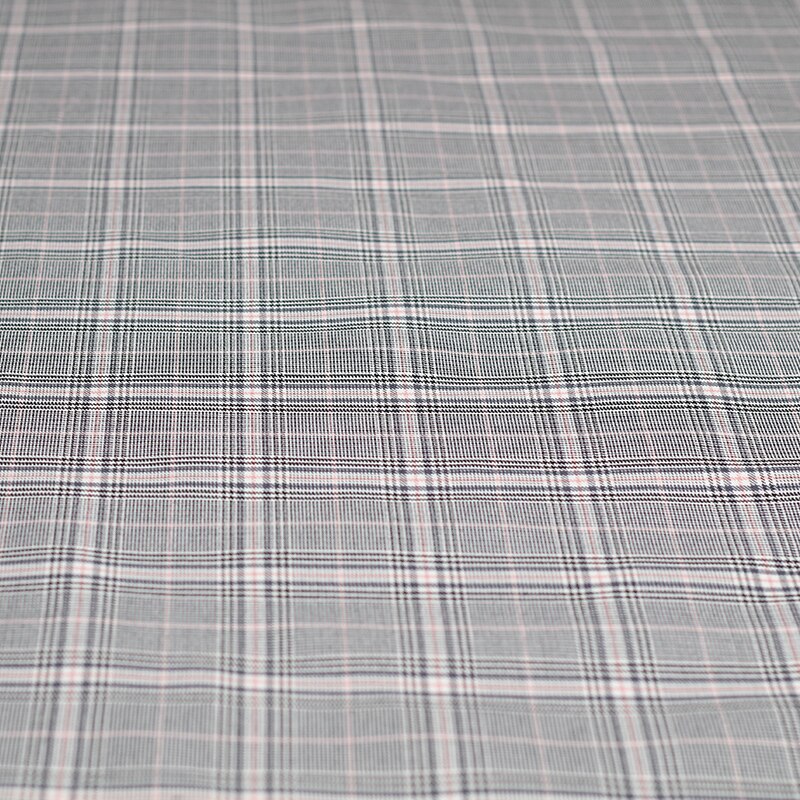 Pearlsilk Blue Pink Yarn Dyed Worsted Wool Plaid G... – Grandado