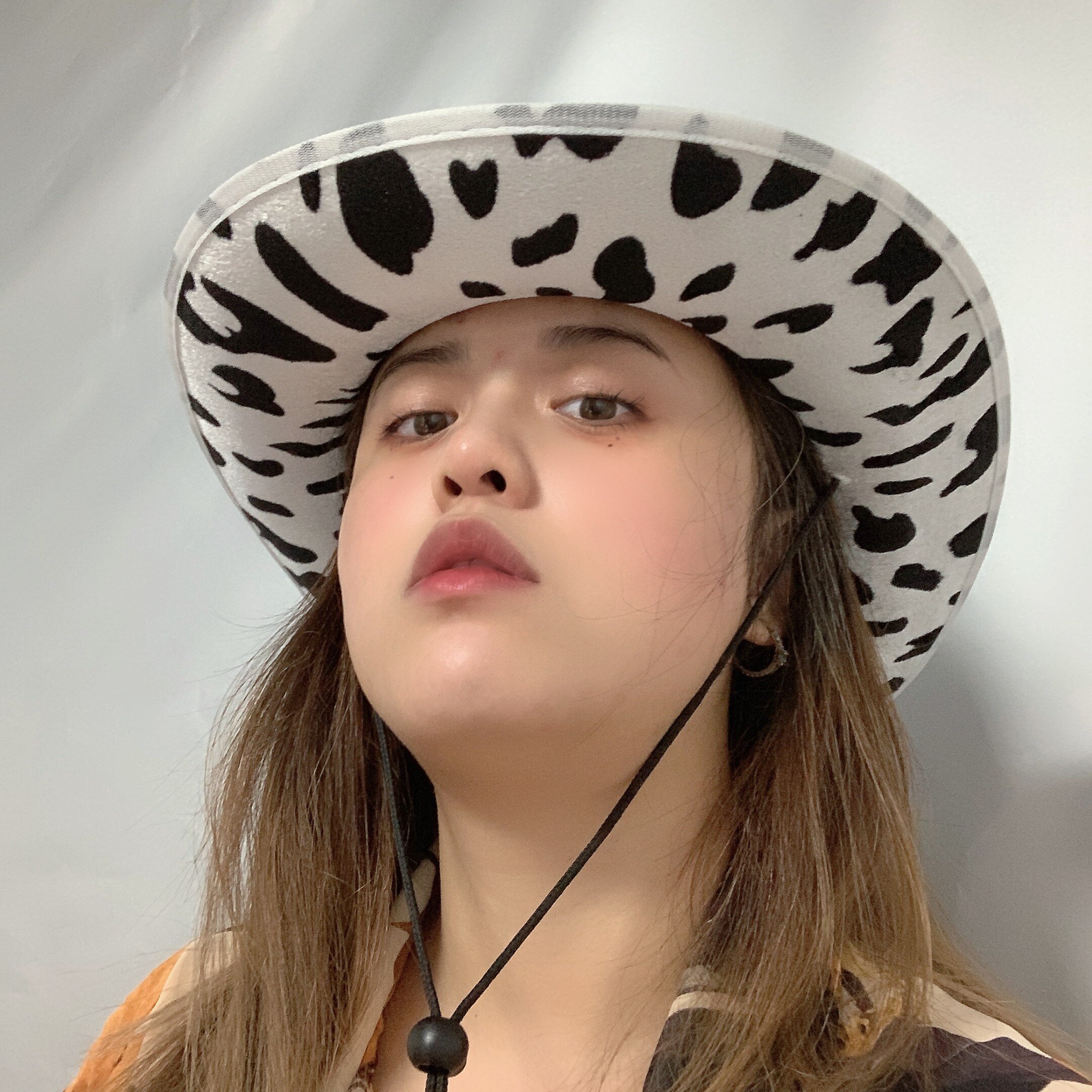 Foldable Cow Fedora Hat Cow Pattern Top Hats Men W... – Grandado