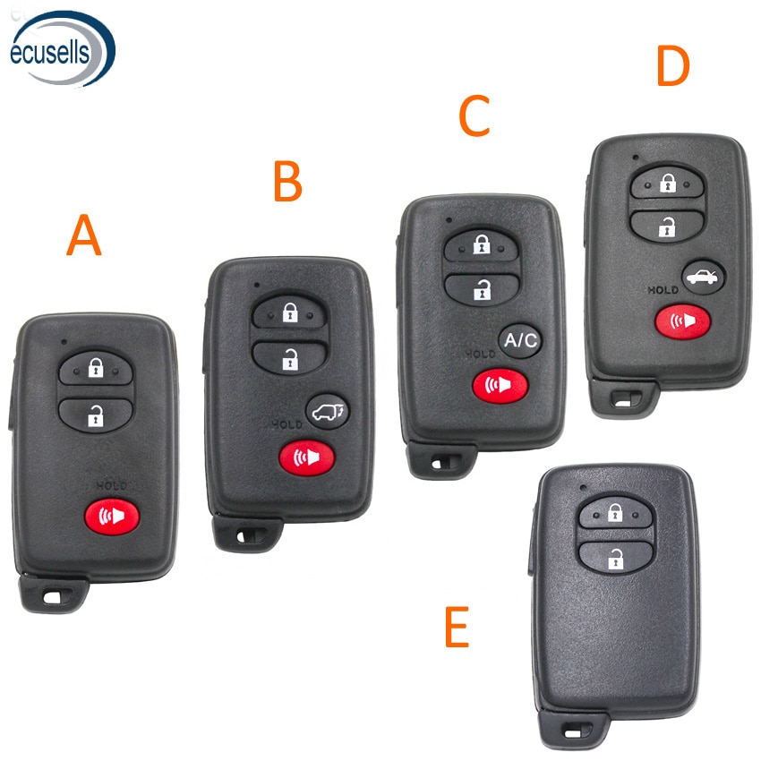 3+1 Button Smart Remote Key Shell Case Fob 2/3/4 B... – Grandado