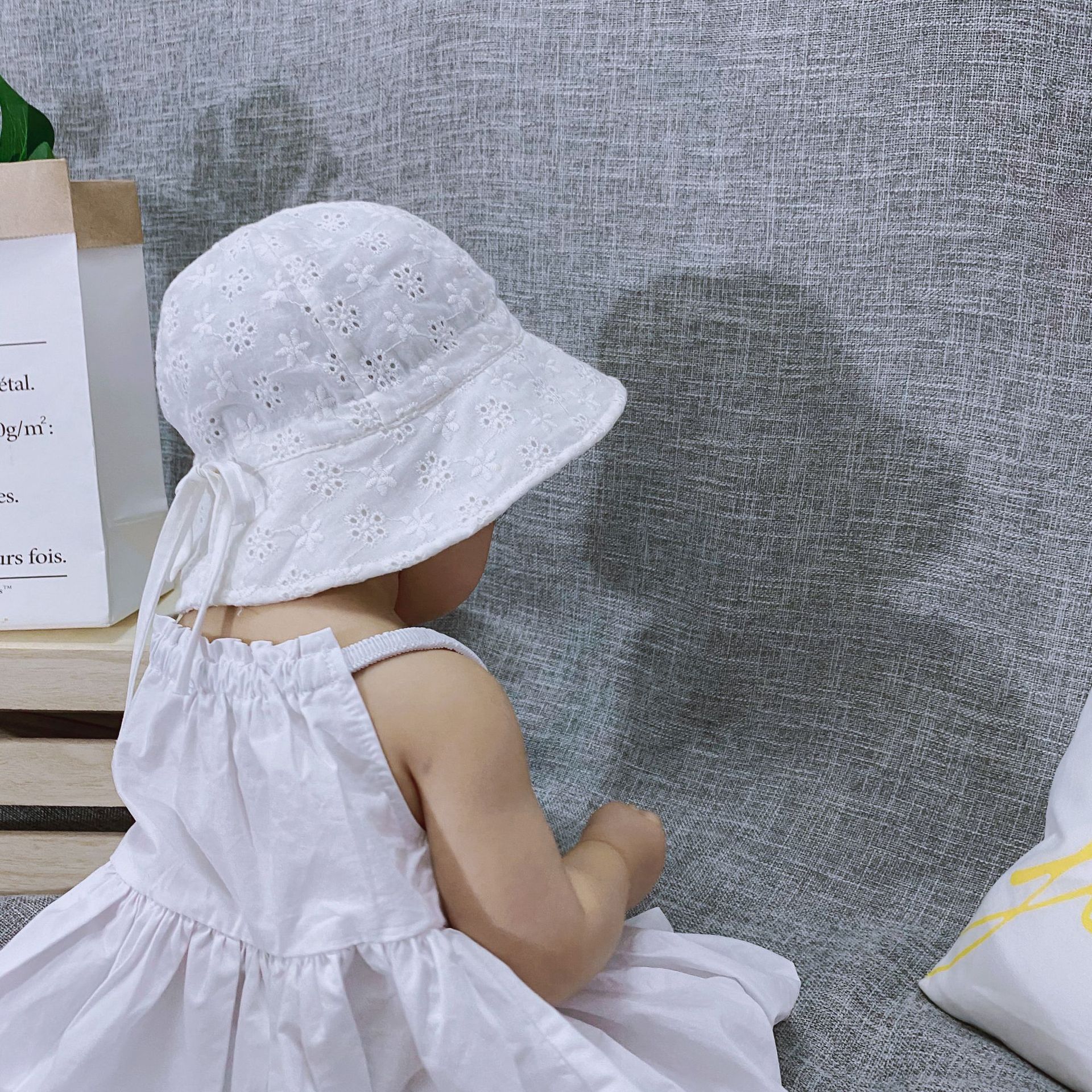 Sommer pustende baby solhatt søt blomst baby jente... – Grandado